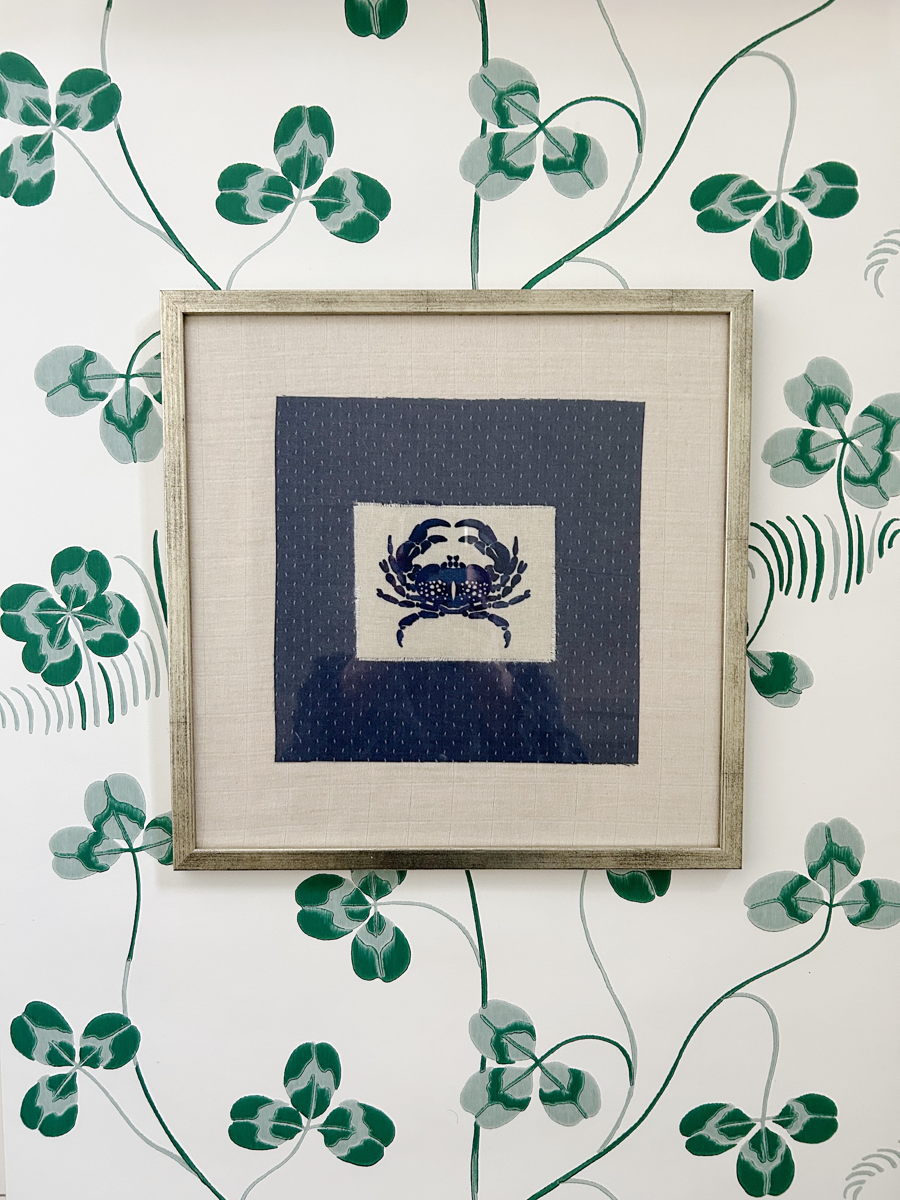 Patchwork Art ~ Denim Crab – Eline Engen